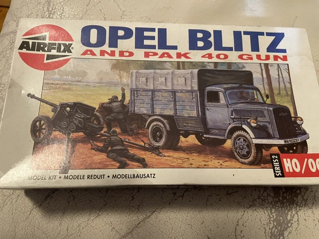 AIRFIX OPEL BLITZ & Pak 40 Gun H0/00 Model kit Unmade £6.50 - PicClick UK