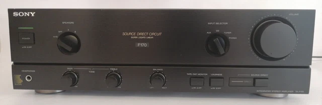 SONY TA-F170 - Integrated Stereo Amplifier Hi-Fi - Cleaned & Running ...