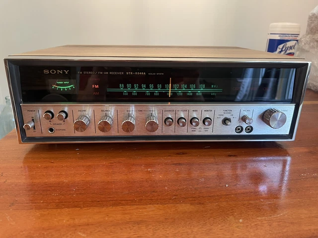 SONY STR-6046A VINTAGE AM/FM Stereo Receiver Read Description £100.86 - PicClick UK
