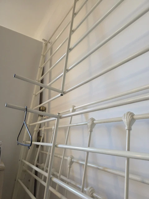 WHITE BED FRAME 120x190cm Modern Double Bed Without Mattress £104.70 ...