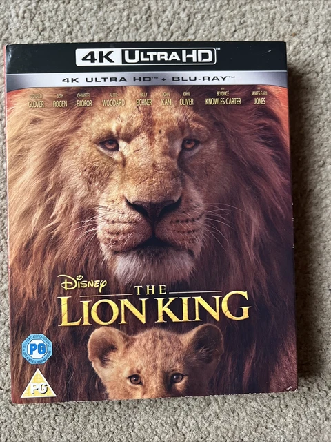 THE LION KING LIVE ACTION 4K UHD & Blu-ray With Slipcase ( Excellent ...