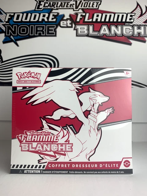 ETB COFFRET DRESSEUR D'Elite Pokémon 10.5 - Booster Flamme Blanche ...