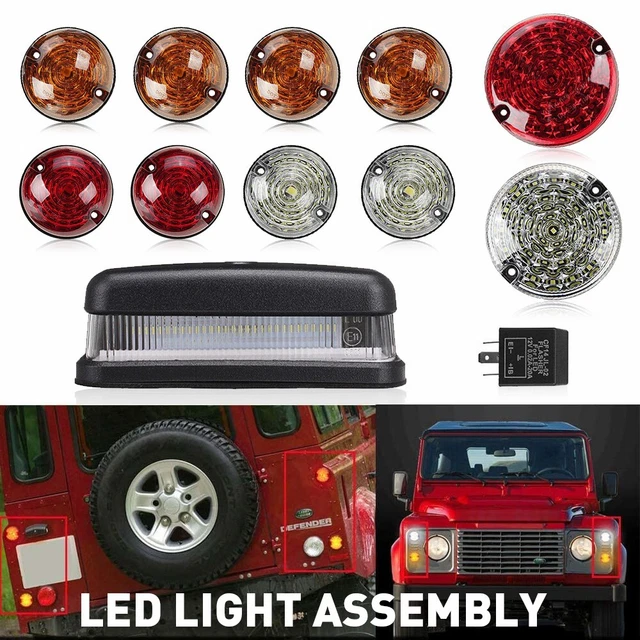 FOR LAND ROVER Defender 90/110 IP68 Color Complete LED Lights Upgrade ...