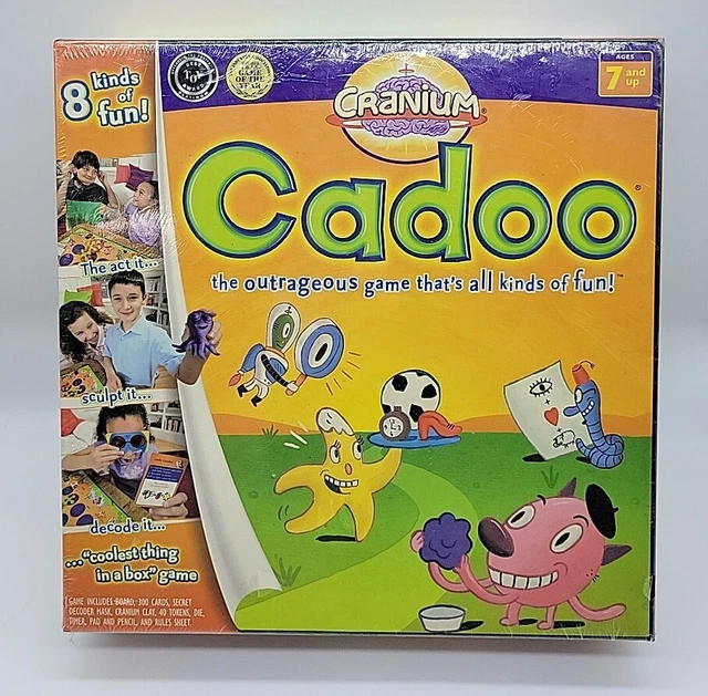 CRANIUM CADOO FOR Kids The Outrageous Family Board Game Thats All Kinds ...