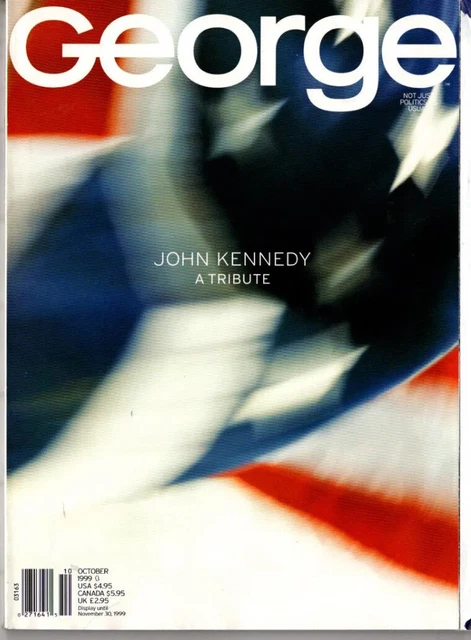 VINTAGE GEORGE MAGAZINE October 1999 JFK John Kennedy Bill Clinton ...