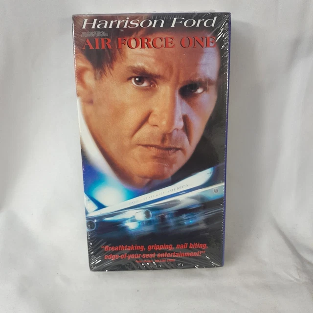 AIR FORCE ONE (VHS, 1997) Harrison Ford New Sealed 1st Press White ...