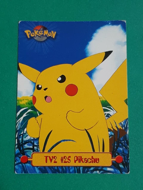 TV2 #25 PIKACHU - POKEMON TV Animation Edition Topps Card Nintendo ITA £5.15 - PicClick UK