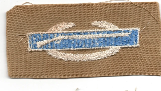 CIB COMBAT INFANTRY cloth Badge US Army Khaki WW2 Original £13.52 ...