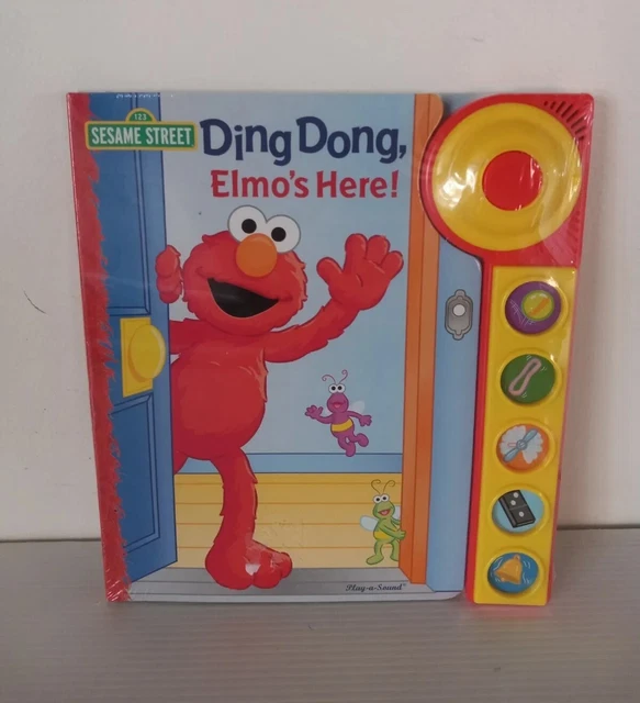 NEW- DING DONG, Elmo's Here! (Play-A-Sound: Sesame Street) - Nos Sealed ...