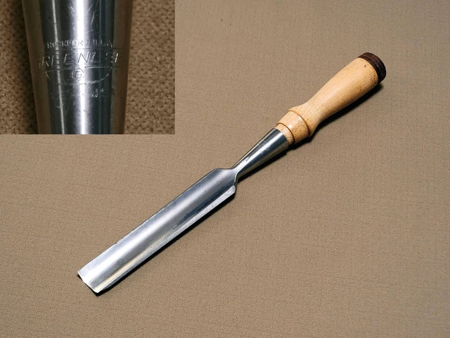 #25 NOS VINTAGE Greenlee 1” Out-cannel Firmer Gouge Wood Socket Chisel ...