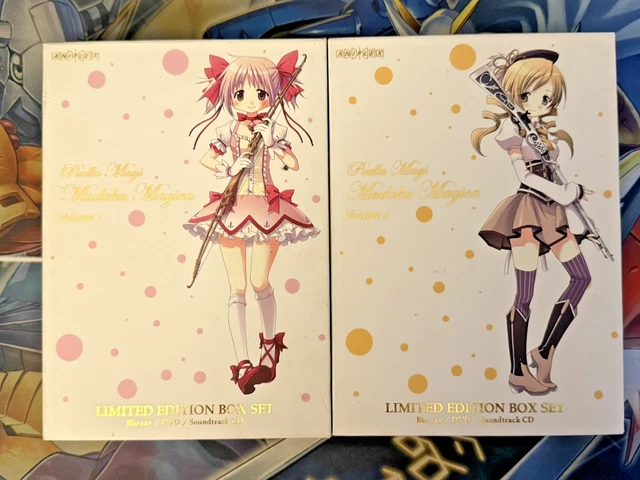Puella Magi Madoka Magica Limited Edition Box Set Volume 1 2 Blu Ray 1541
