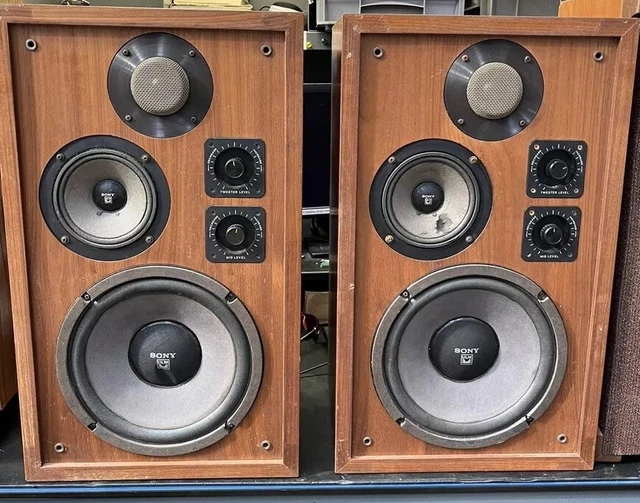 SONY VINTAGE SPEAKERS SS-7200 £99.99 - PicClick UK