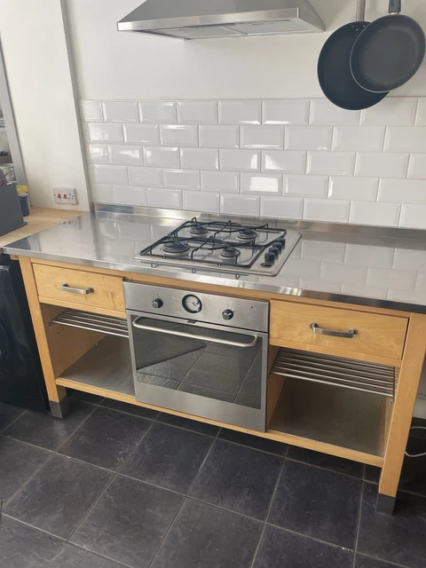 IKEA VARDE SOLID wood freestanding kitchen units £3,066.72 - PicClick UK