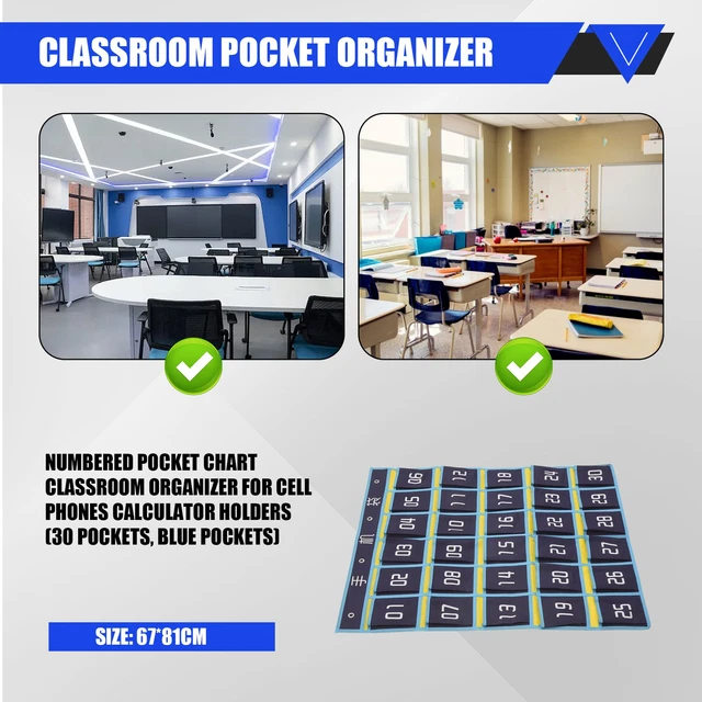 CLASSEUR DE POCHE NuméRoté Organisateur de Salle de Classe pour ...