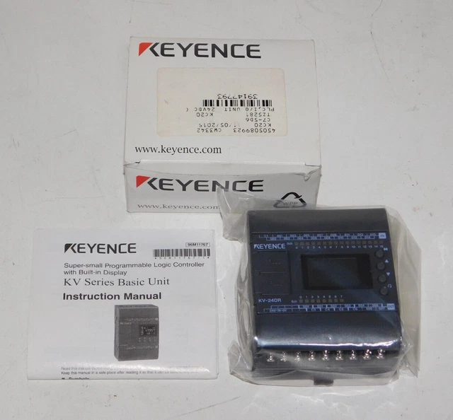 NEW KEYENCE KV-24DR Programmable Logic Controller Module with Built in ...