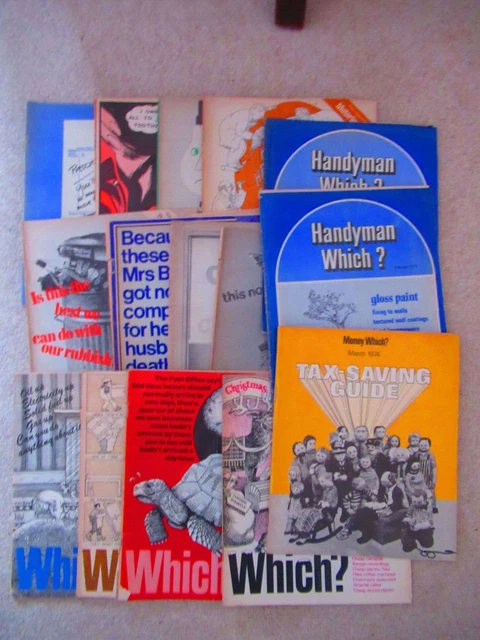 1974 FULL Year Which? Magazine January to December £21.52 - PicClick UK
