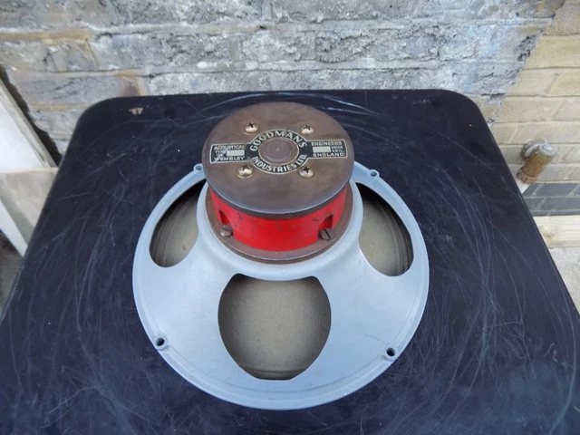 GOODMANS 12& INCH Red Alnico Magnet Speaker - Fully TESTED £169.99 ...