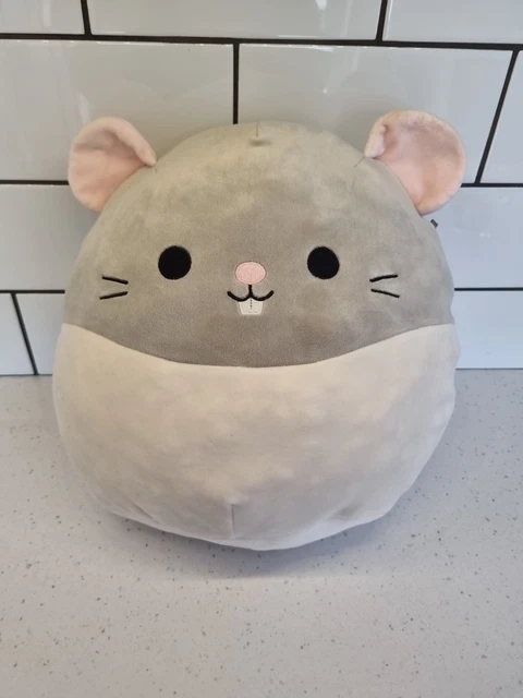 SQUISHMALLOWS ORIGINAL 12-INCH - Rusty the Grey and White Rat ...