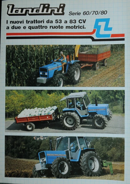 &LANDINI SERIES 60/70/80&& I NEW TRACTORS 53 to 83 hp two and 4RM" £8. ...