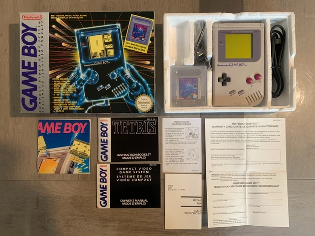 GAME BOY PACK tetris en boite FAH superbe état DMG-01 Originale ...