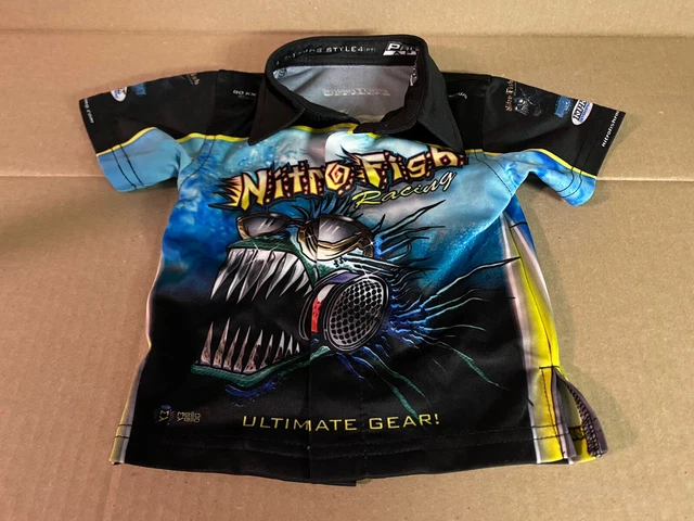 KENNY KORETSKY CAPTAIN Chaos Nitro Fish Nhra Crew Like Shirt Childs 12 ...