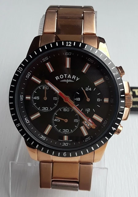 MENS CHRONOGRAPH ROTARY Watch Model Gb00174/04 £69.00 - PicClick UK