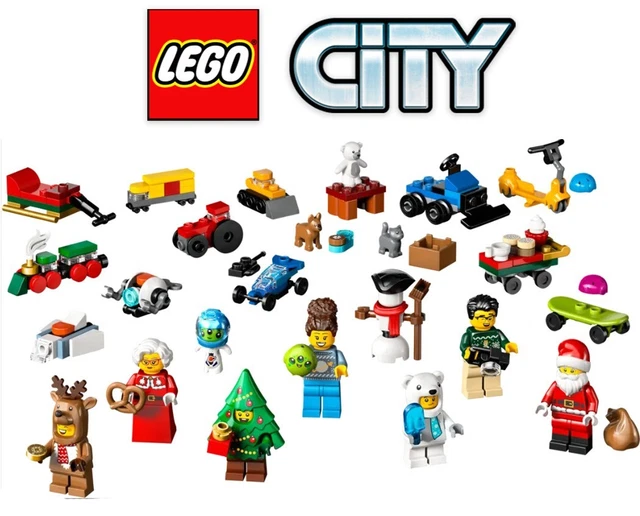 LEGO 60475 CITY Advent Calendar 2025 Minifigure Minibuilds Good for ...