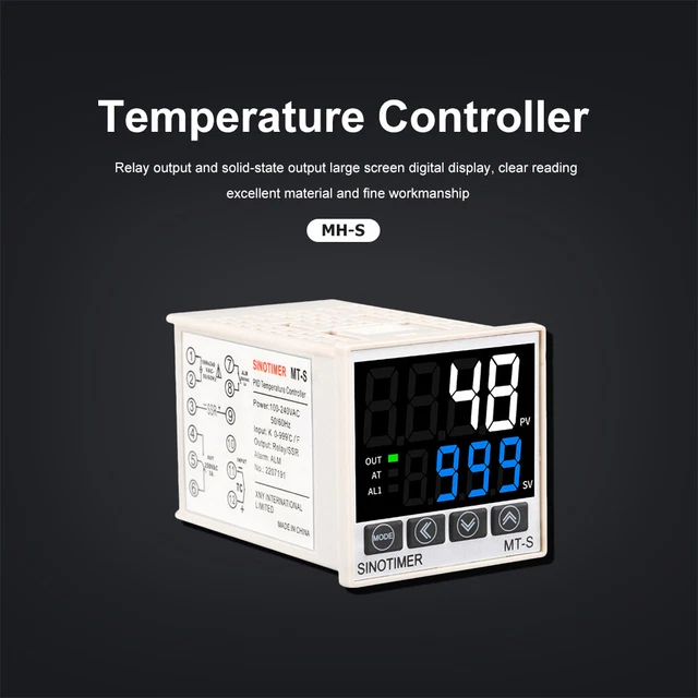 50/60HZ TEMPERATURE REGULATOR Relay Output PID Temperature Controller with Alarm £12.47 ...