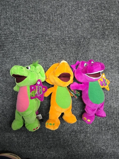 [NEW/2024/BARNEY’S WORLD SET] Baby Bop, Barney, & Billy (6.5”) PLUSH ...