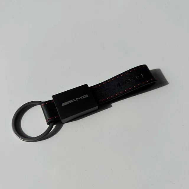 SCHLÜSSELANHÄNGER MERCEDES BENZ AMG Leder Logo Keychain Ring EUR 9,99 - PicClick DE