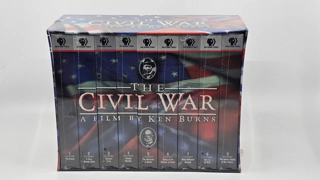 THE CIVIL WAR VHS Box Set A Film by Ken Burns PBS 1990 Brand New ...