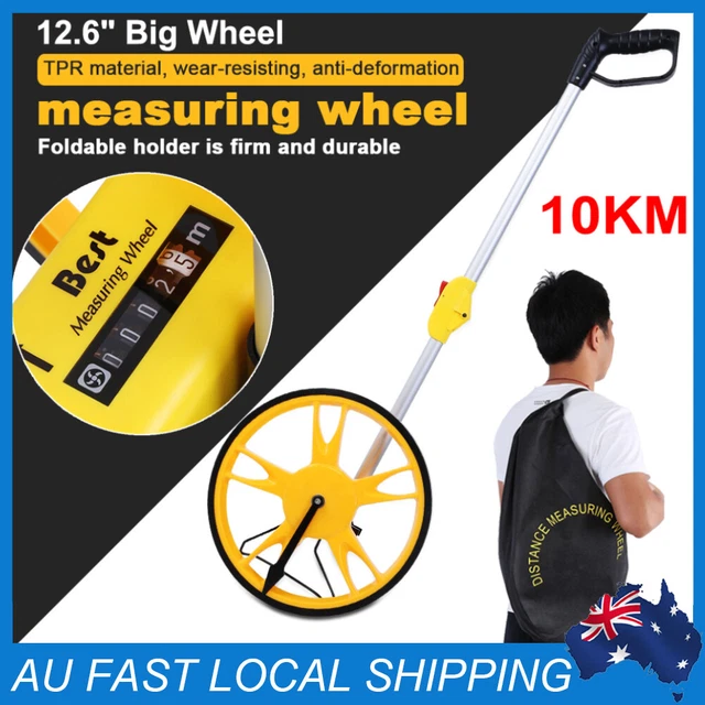 10KM MEASURE DISTANCE Measuring Wheel Tape Meter Trundle Walking ...