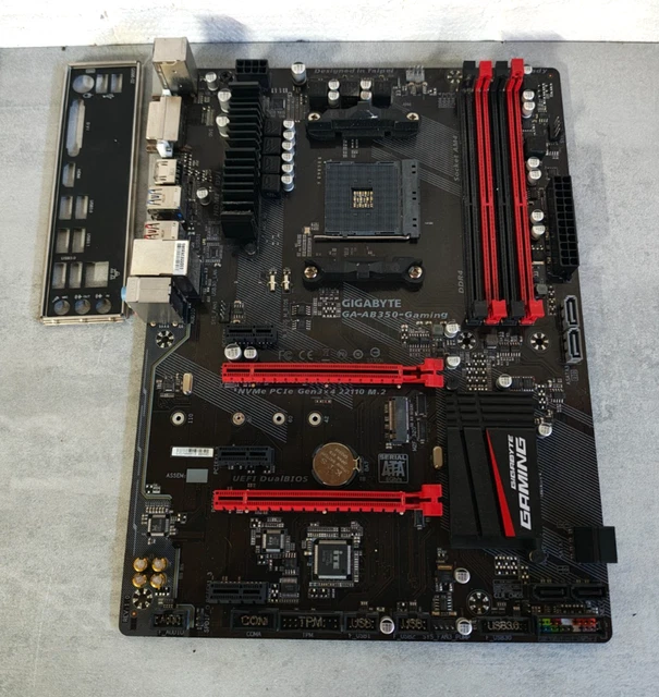 GIGABYTE AMD B350 Socket AM4 ATX Motherboard - GA-AB350-Gaming £49.99 ...
