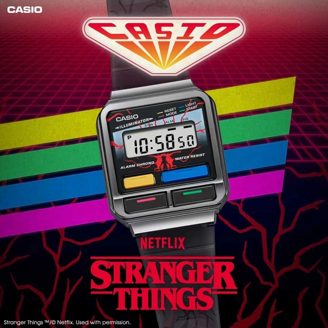 CASIO VINTAGE X Stranger Things Limited Edition Retro Watch A120WEST-1A ...