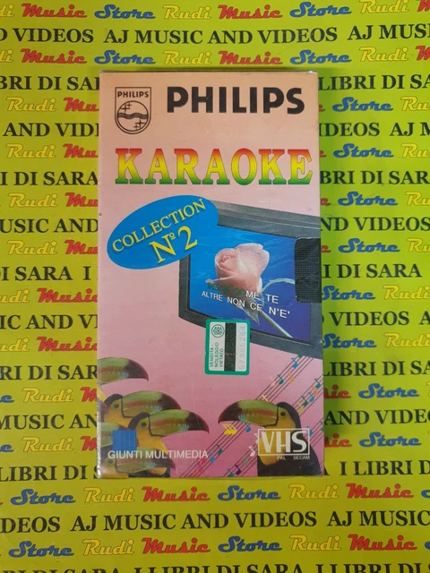 VHS FILM KARAOKE COLLECTION 2 philips giunti multimedia sigillata (F29 ...