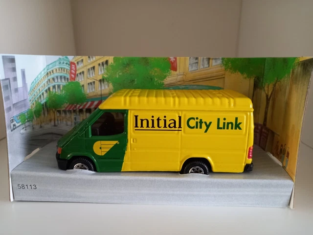 CORGI FORD TRANSIT Van Initial City Link with Opening Rear Doors Mint ...