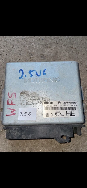 MOTORSTEUERGERÄT 2,5 V6 C25XE Opel Calibra Vectra Omega GM 90 506 364 ...