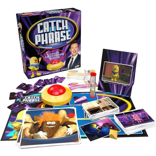 CATCHPHRASE BOARD GAME, New 2023, Including Buzzer, XMAS Special, Fast ...