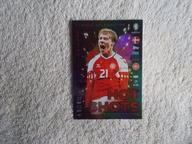 MATCH ATTAX EURO 2024 football "RASMUS HOJLUND" #HS1 Denmark Trading ...