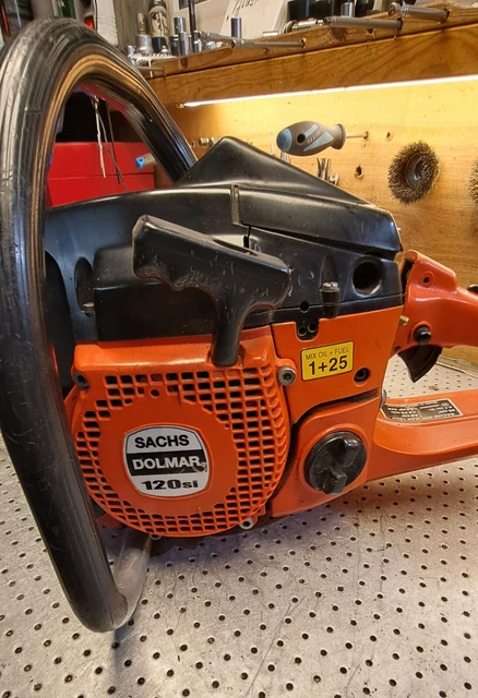 SACHS DOLMAR 120 SI Motorsäge Kettensäge Oldtimersäge Bastler ...