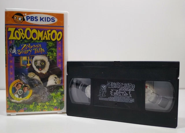ZOBOOMAFOO ZOBOO’S SCARY Tails VHS PBS Kids 2001 Kratt Brothers ...