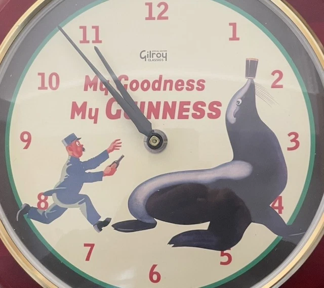 A GILROY CLASSICS limited edition Guinness original clock with ...