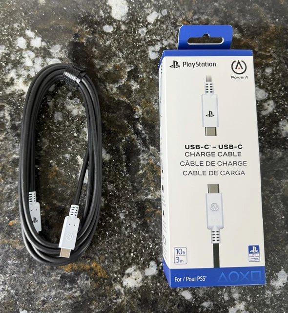 POWERA USBC2CAD 10FT. USB-C To USB-C Charge Cable For Sony PlayStation ...
