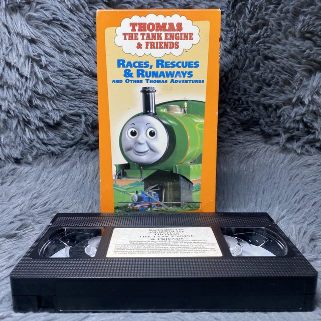 THOMAS THE TANK Engine & Friends Races Rescues Runaways VHS Video Tape ...