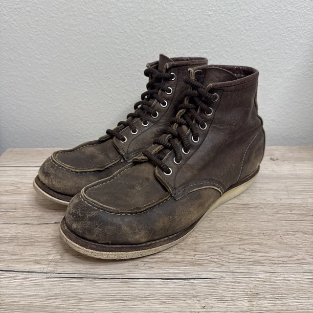 RED WING 4525 Tough Heritage USA Brown Leather Work Boots US 9 D EU 42 ...