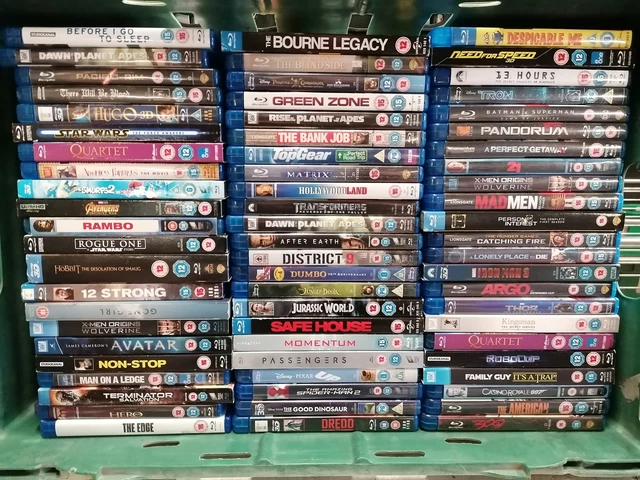 BLU-RAY DVD MOVIES Films TV Shows Series Job Lot Collection Bundle ...