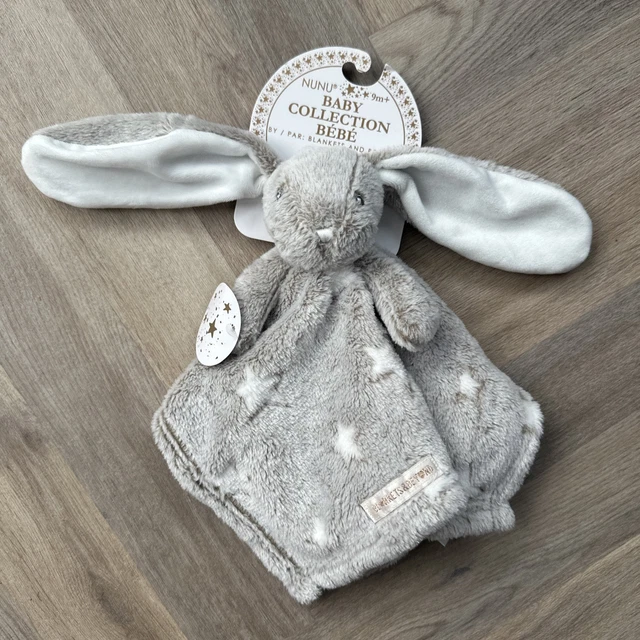NUNU BABY BEBE Blankets & Beyond Bunny Rabbit Comforter Soft Toy BNWT ...