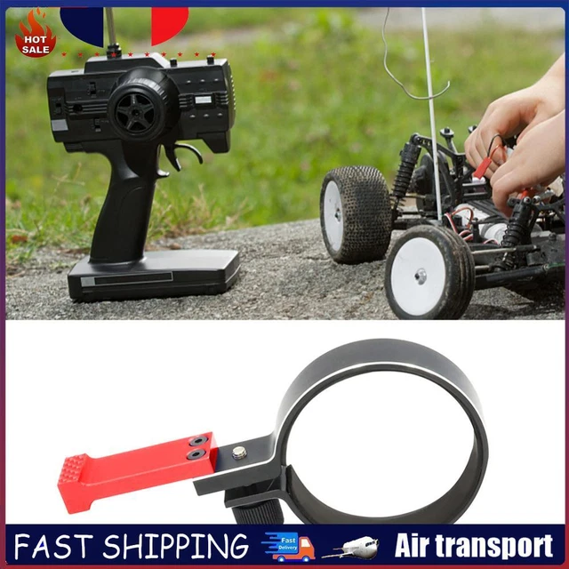 ONE-HANDED TRANSMITTER STEERING Wheel Trigger for 1/10 TQI RC Car (Red ...
