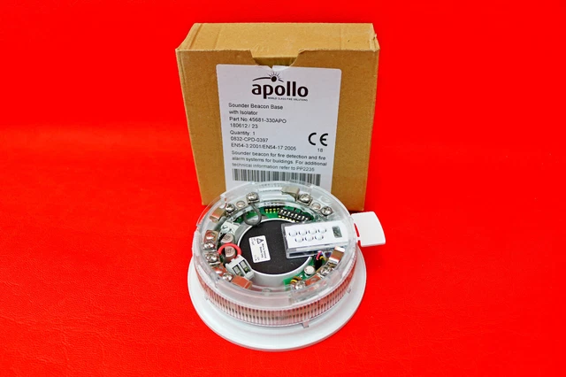 APOLLO 45681-330APO INTELLIGENT Sounder Visual Indicator Base with ...
