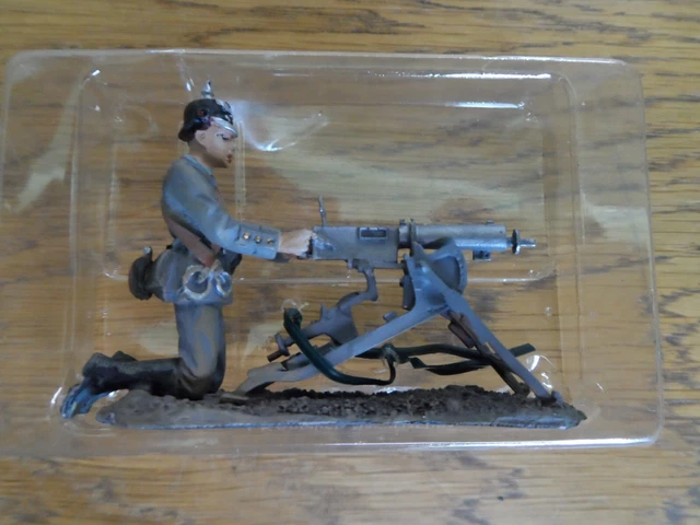 TOY MODEL SOLDIER Deagostini WW1 German Machine Gun Operator 1914 1/32 ...